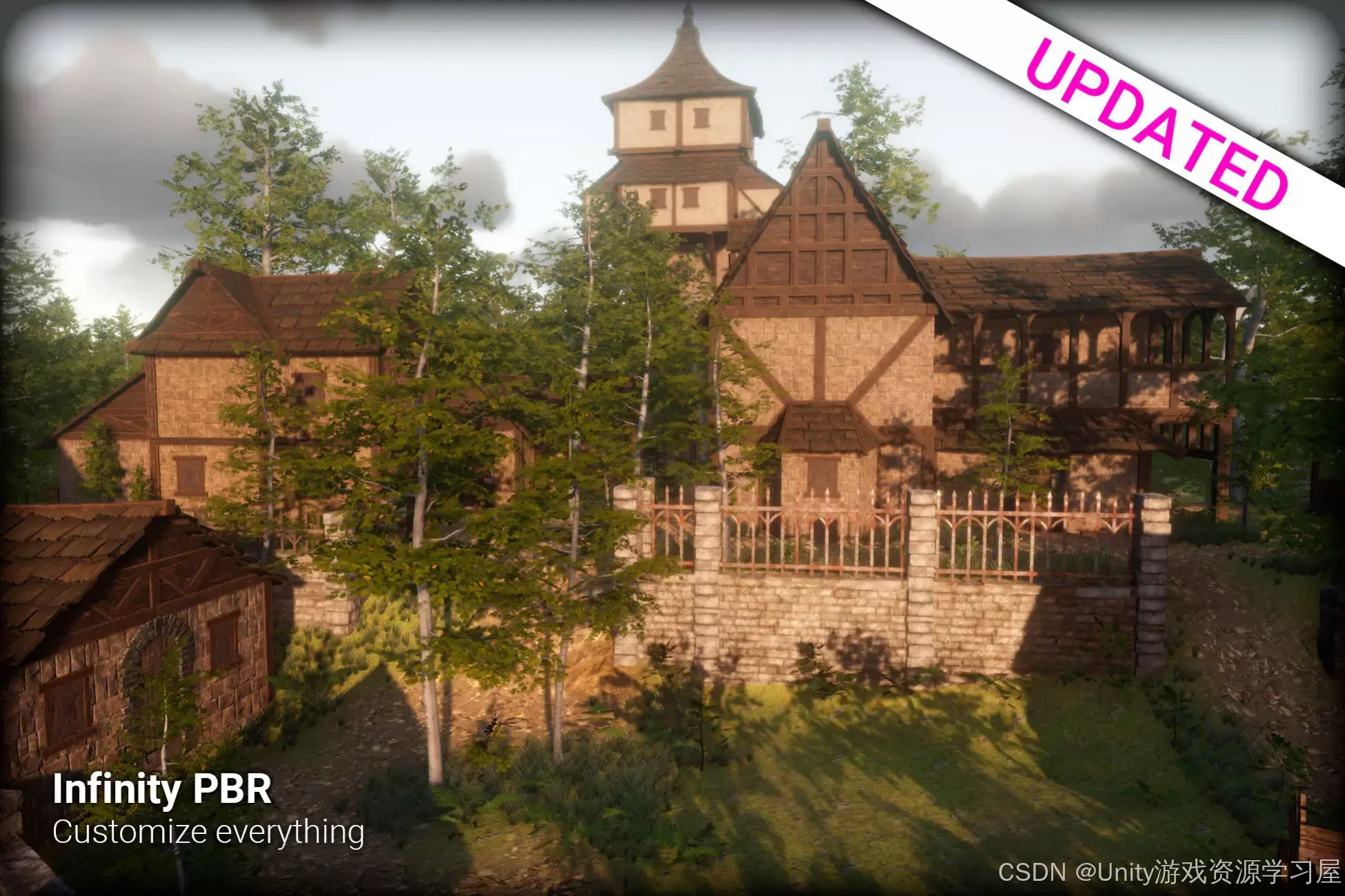 【Unity 场景资源插件】Medieval Fantasy Town Village Environment for RPG FPS 提供了一个完整的中世纪幻想风格的小镇和村庄环境_2.5d ...