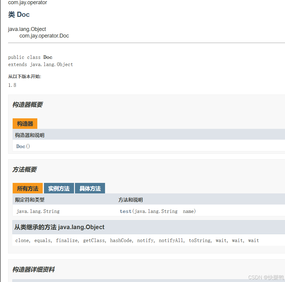 11.JavaDoc生成文档_javadoc 文档生成-CSDN博客