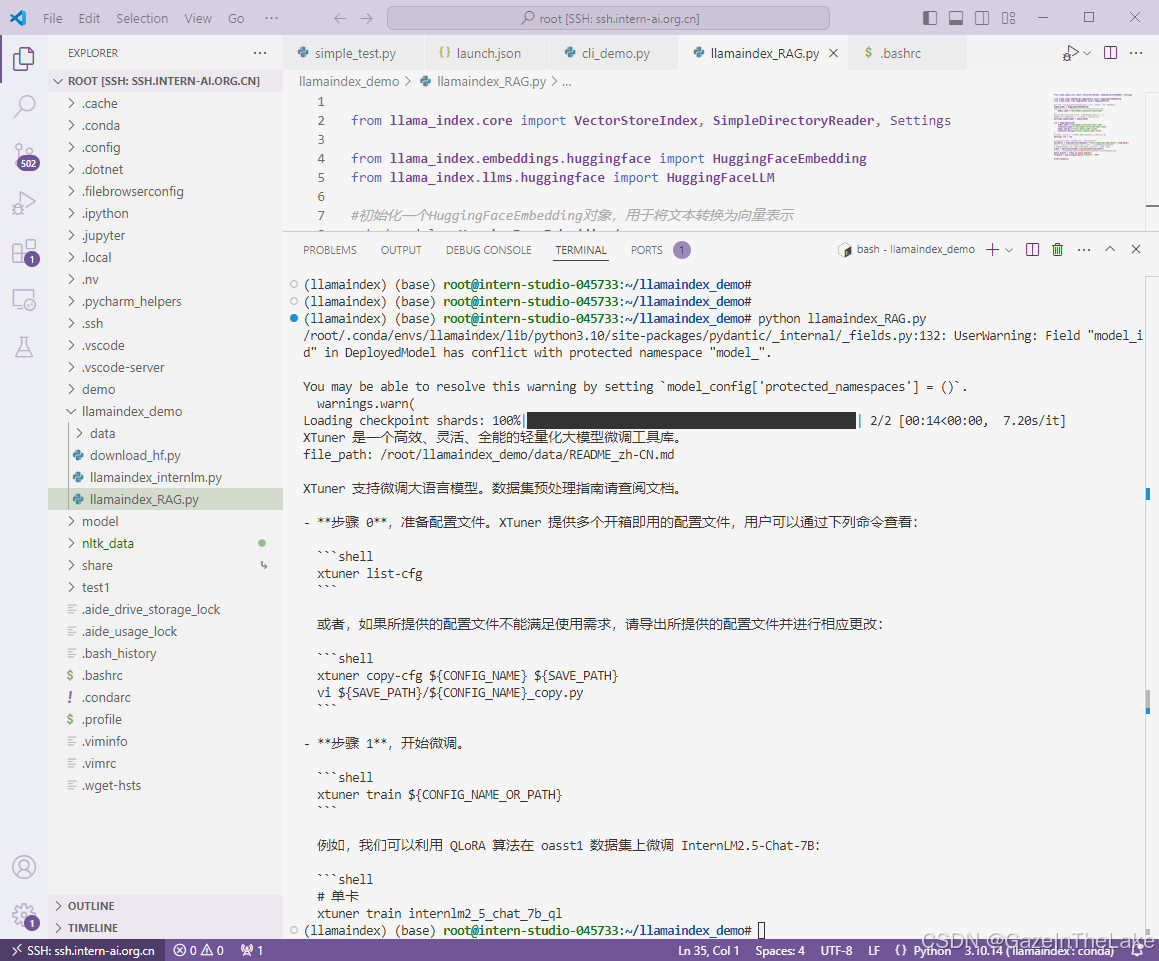 【书生基础岛第4关】RAG实践_llm = huggingfacellm(-CSDN博客