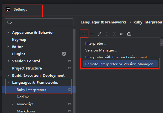 RubyMine配置docker中的ruby编译器及添加docker调试功能_rubymine 配置-CSDN博客