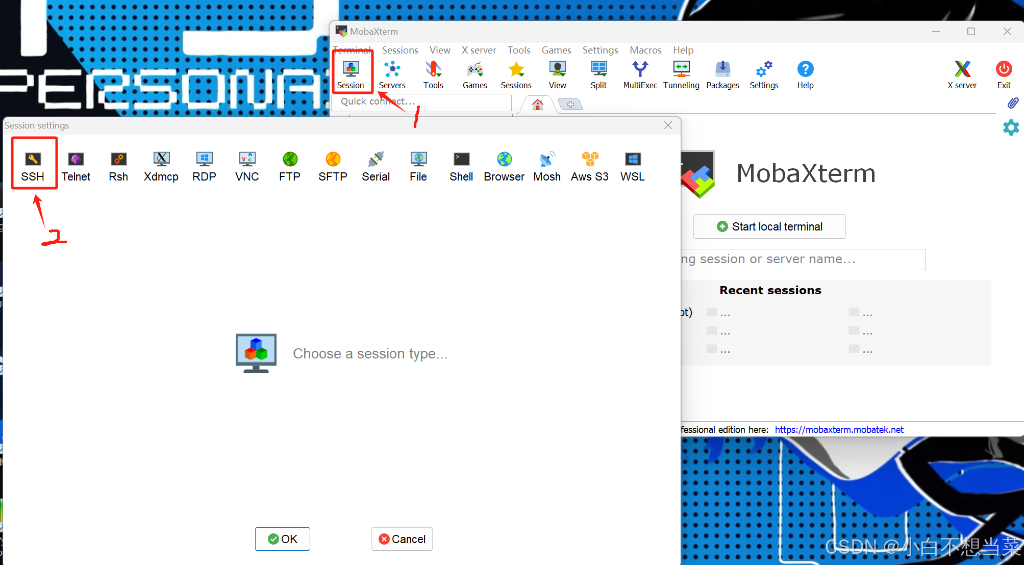 CentOS 图形化界面转化--使用MobaXterm远程控制_mobaxterm图形化界面-CSDN博客