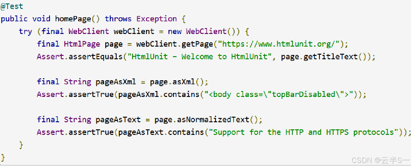 接口测试笔记_htmlunit-CSDN博客