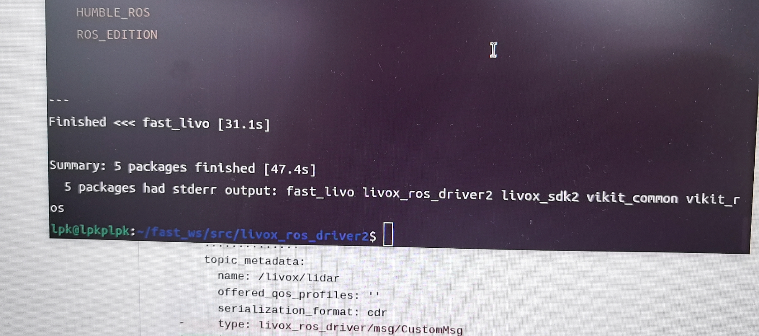 Ubuntu22.04及ROS2复现Fast_livo2，包含ROS2的安装、cmake的版本选择等等_fastlivo2 ros2 fuxian-CSDN博客