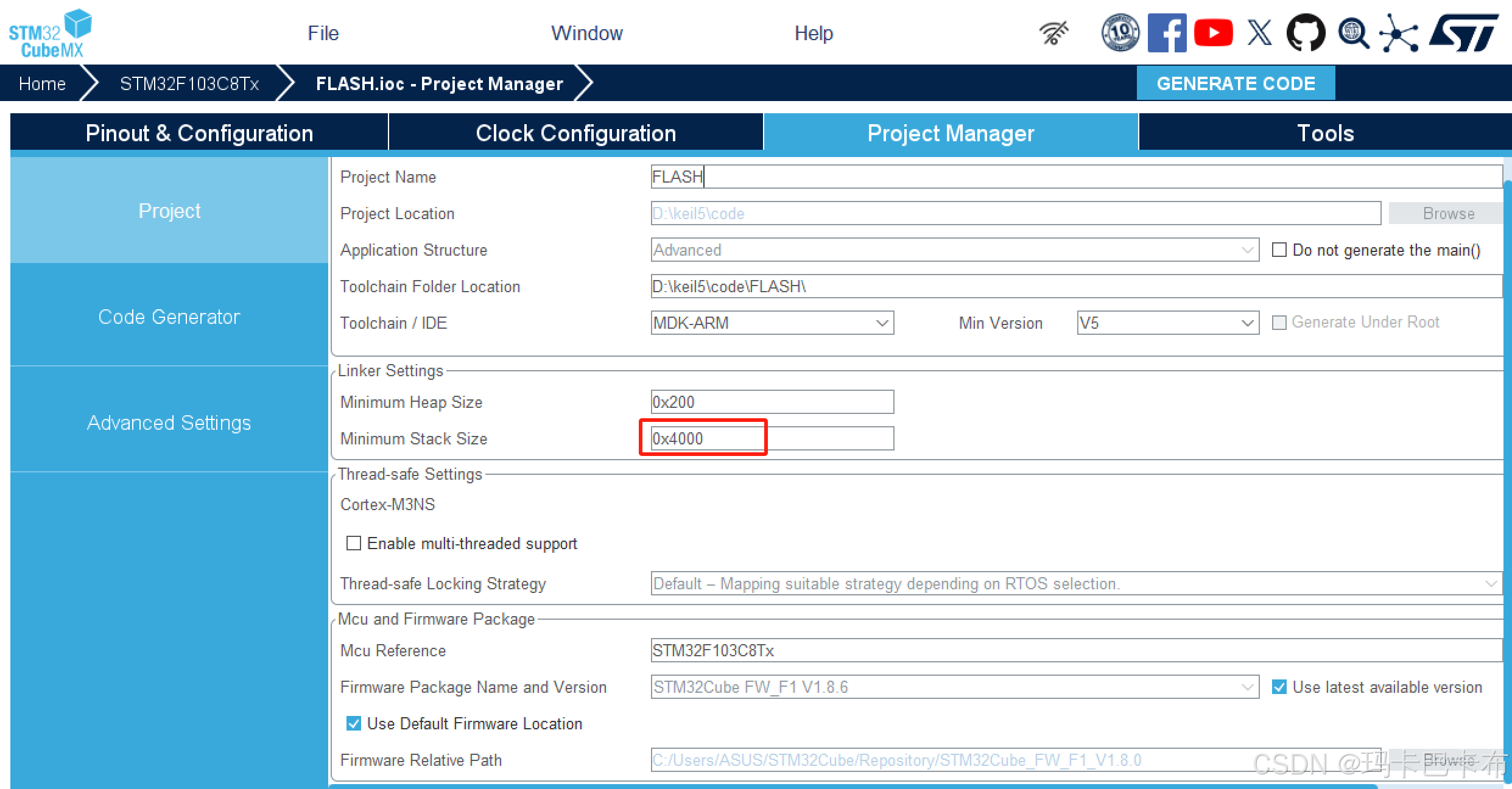 FlashRom_stm32f303cbt6中flash-CSDN博客
