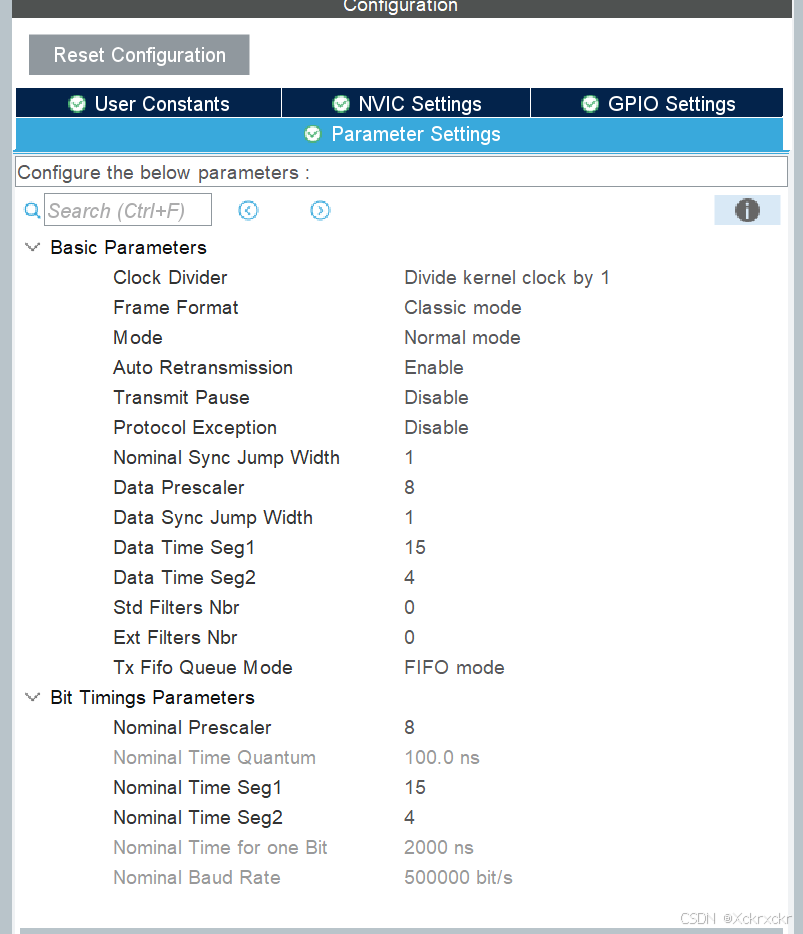 Stm32 基于cubeide配置can收发功能stm32cubeide 配置fdcan Csdn博客 5721