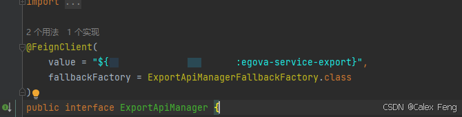 feign.RetryableException: egova-service-export: Temporary failure in name resolution executing ...