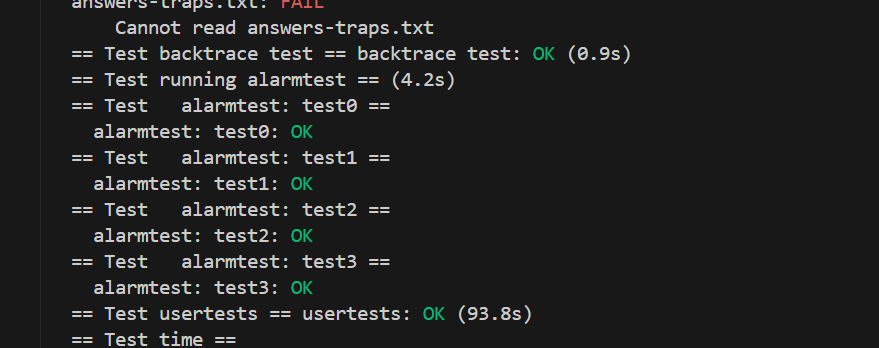 xv6_lab4_xv6 lab 闹钟-CSDN博客