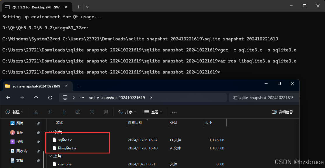 Qt的minGW编译器使用sqlite3，官网下载sqlite3，gcc编译得到sqlite3.h和sqlite3.dll文件，加载到Qt（Windows、C++、Qt）_sqlite3官网 ...