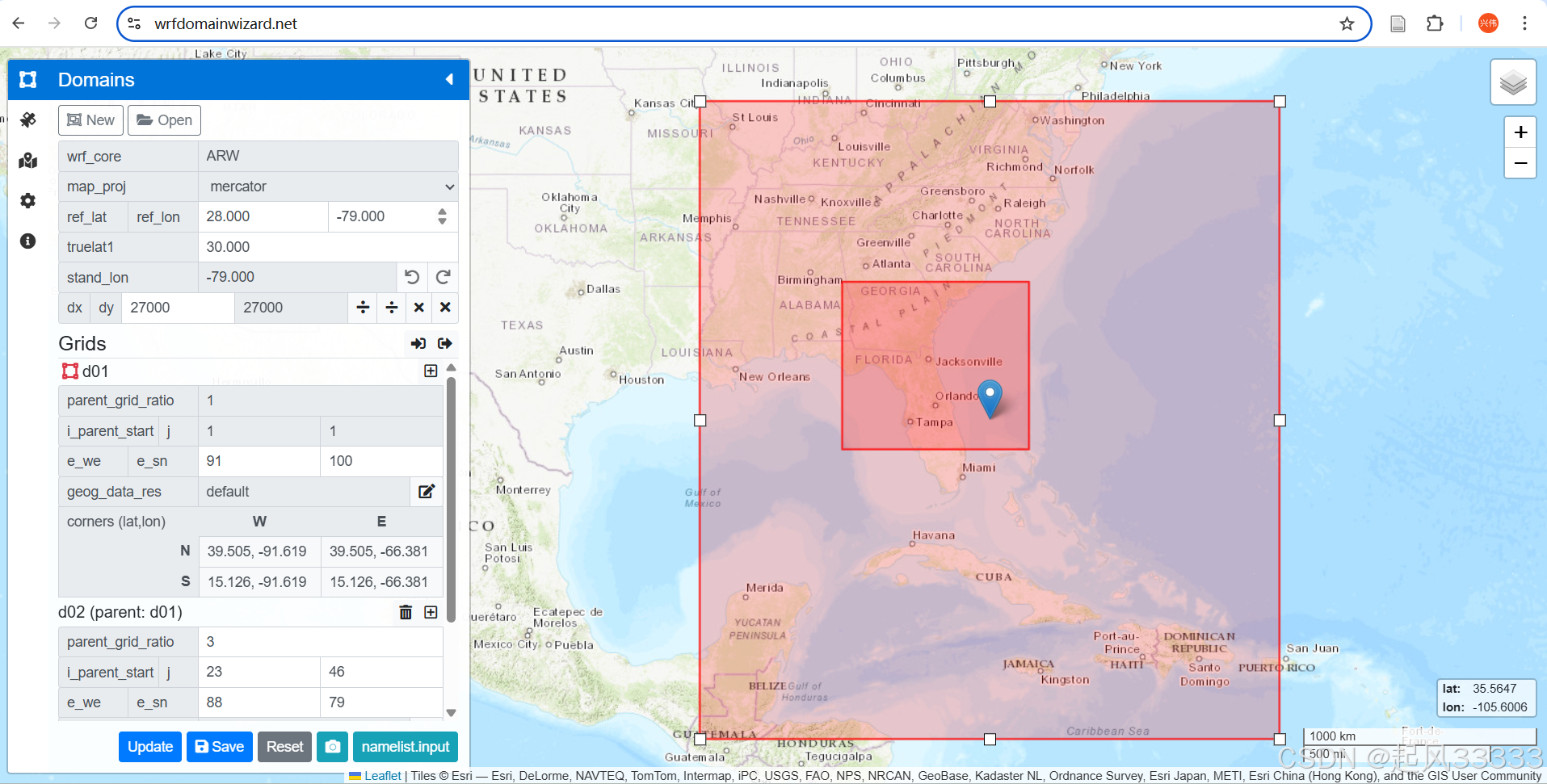 WRF嵌套网格设计-wrf domain wizard（适合初学者）-CSDN博客