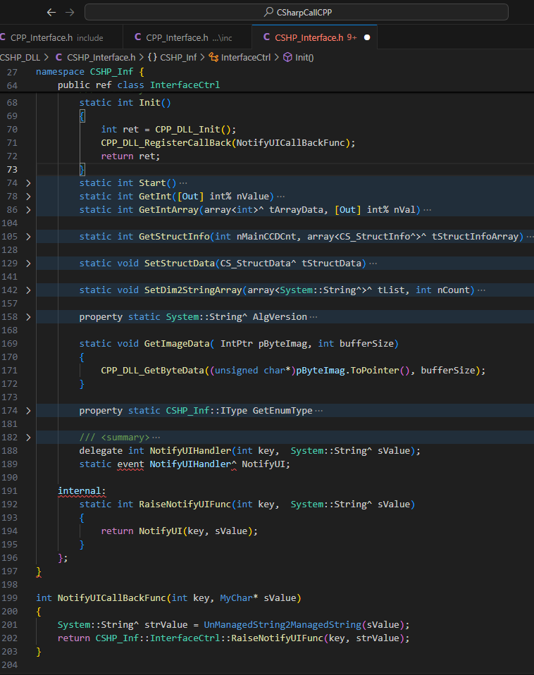 C#调用C++库：C++/CLI 桥接_c++ cli c# ref string c++中怎么写-CSDN博客