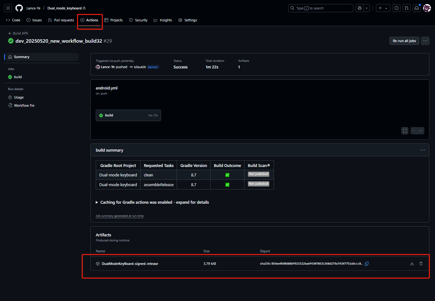 Android 最全的自动化Keystore本地签名和Github Action自动打包工作流_github打包apk-CSDN博客