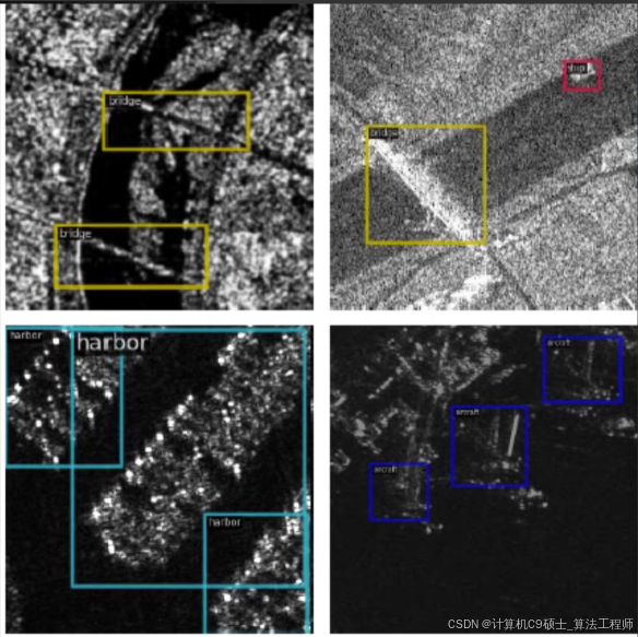 如何使用YOLOv5来训练一个模型进行SAR图像的目标检测,训练合成孔径雷达检测数据集的权重 识别boat船、airplane灰机、桥梁 ...