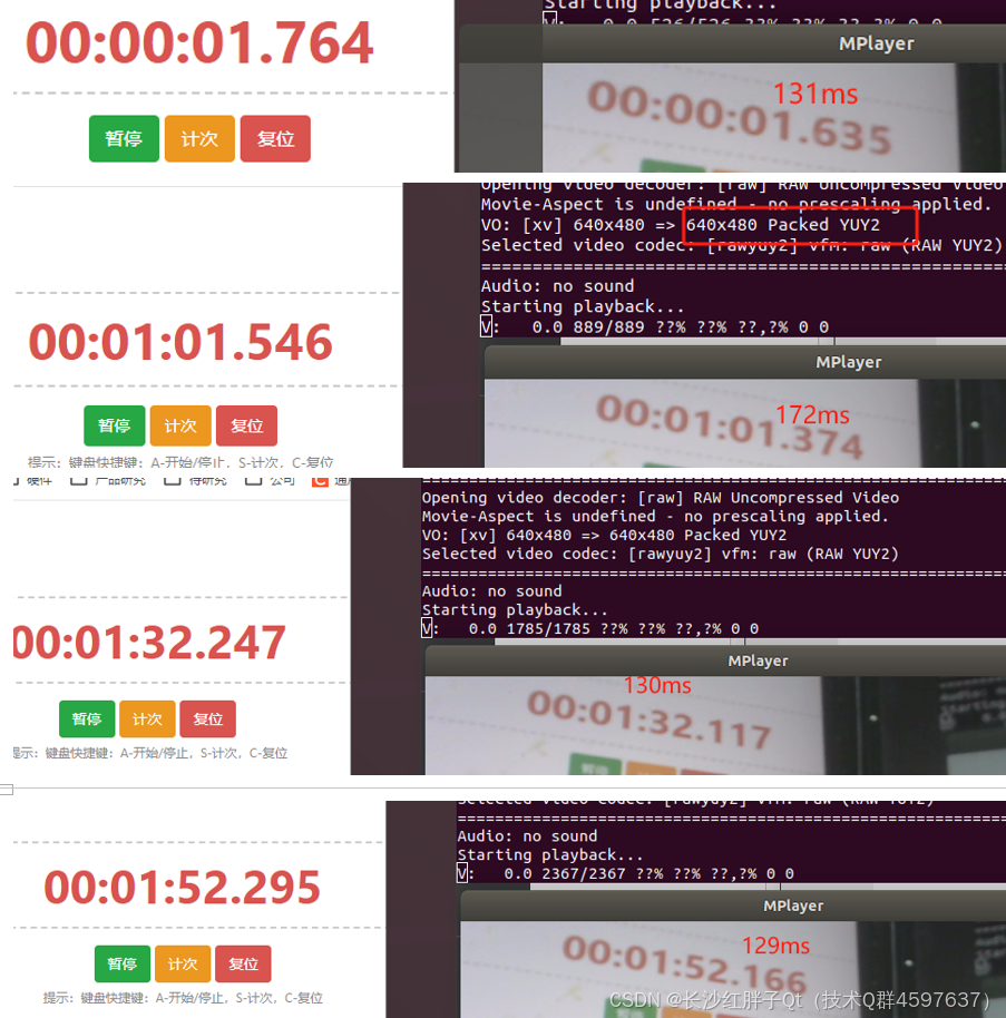 GStreamer开发笔记（二）：GStreamer在ubnutn平台部署安装，测试gstreamer/cheese/ffmpeg/fmplayer打摄像头延迟和内存_关于gstreamer跑 ...