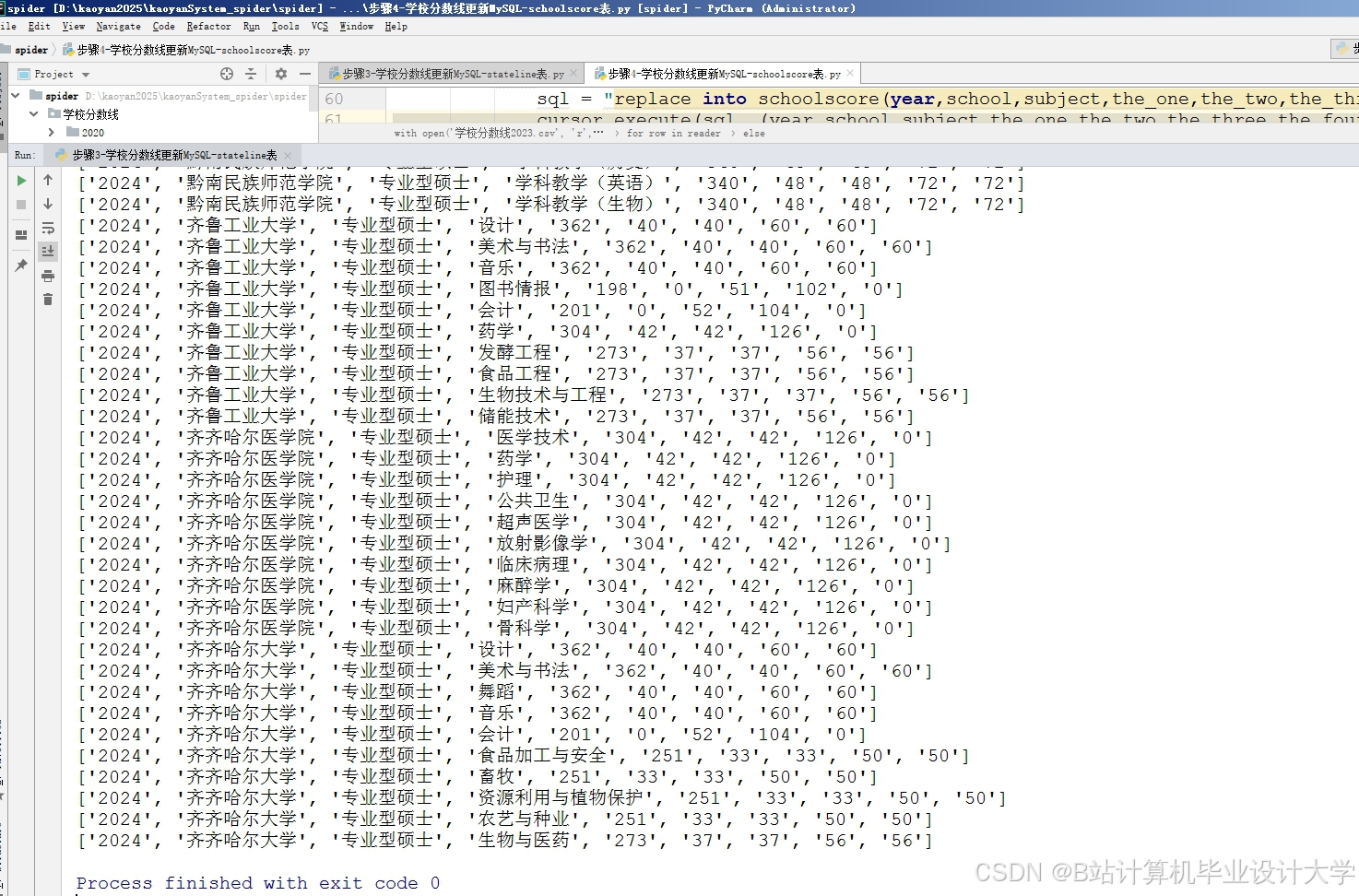 计算机毕业设计Python+Spark+Hadoop考研分数线预测系统 考研院校专业推荐系统 (源码+文档+PPT+讲解)-CSDN博客