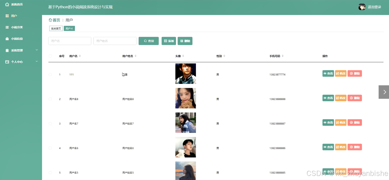 计算机毕业设计之django基于python的小说阅读系统设计与实现 Csdn博客