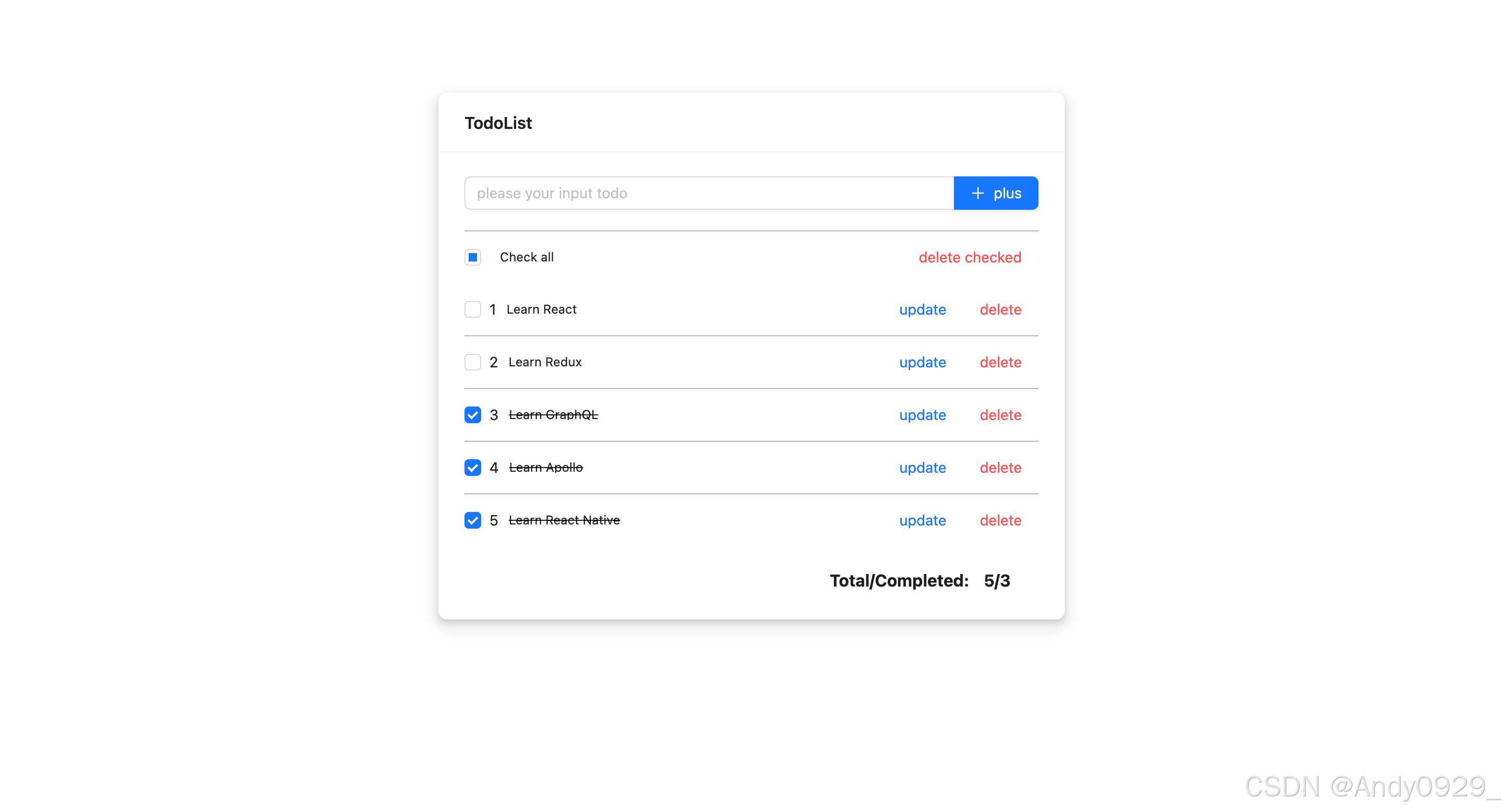 初学React,并完成一个todoList的demo_react demo github-CSDN博客