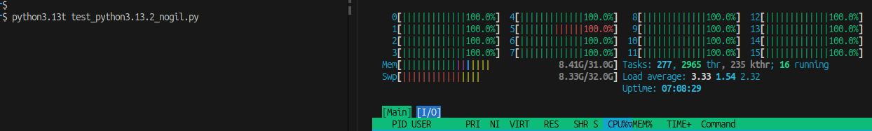 python3.13无GIL自由线程新特性_python 3.13 gil-CSDN博客