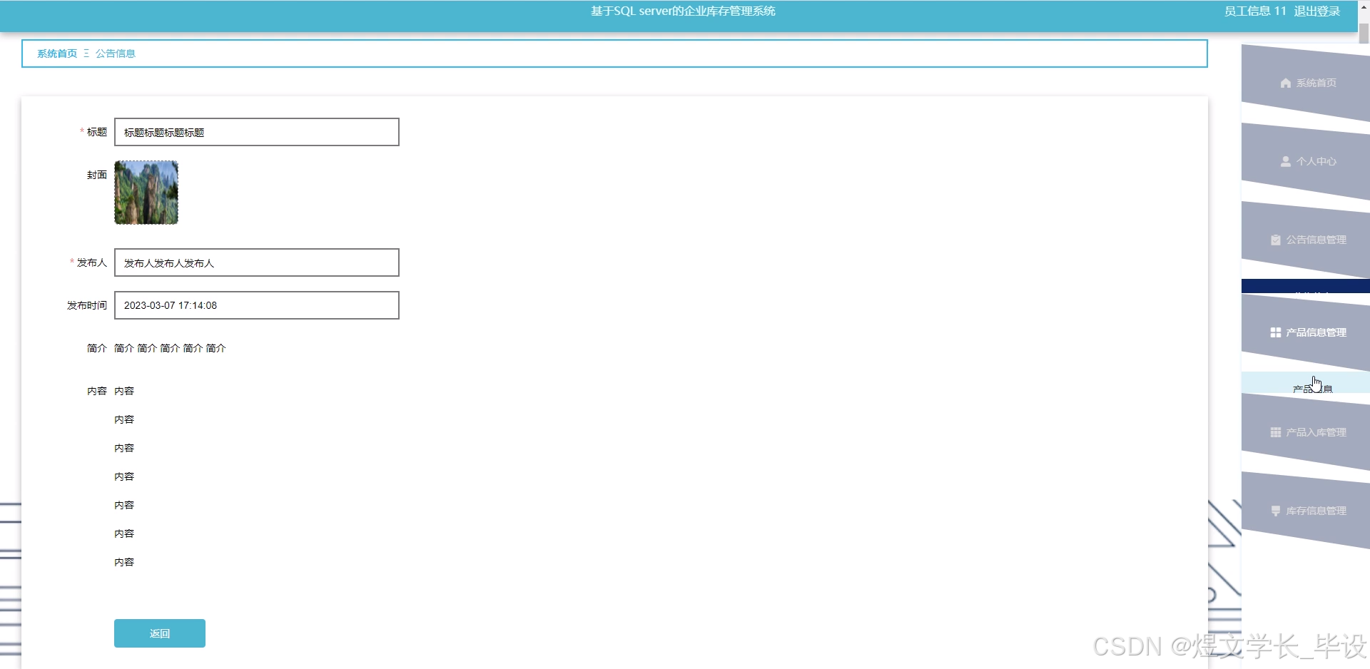 基于djangovuevue基于sqlserver的企业库存管理系统63mdp【开题报告程序论文】 计算机毕设django