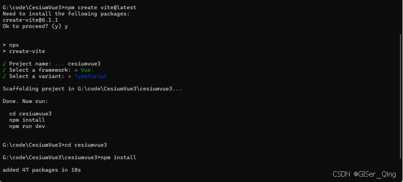 Cesium+Vue3+TS开发环境配置_vue3+ts+cesium-CSDN博客