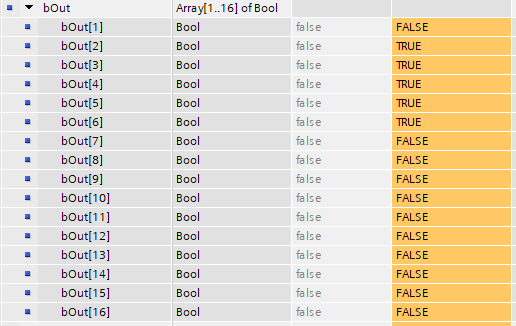 博图V16的16位组输入转换word数值/int数值，或者将INT数值/word数值转16位数值输出。_博途bool转word-CSDN博客