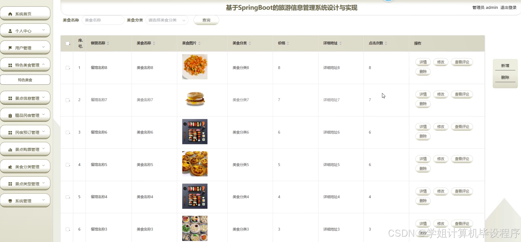 【开题报告】基于springbootvue旅游信息管理系统设计与实现(程序源码论文 计算机毕业设计写出《基于springboot和