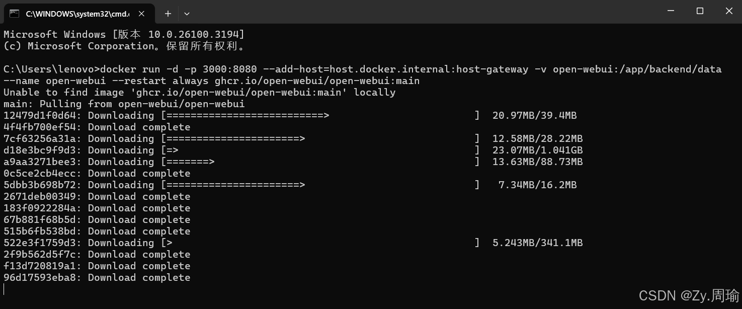 Docker安装Open-WebUI_docker安装openwebui-CSDN博客