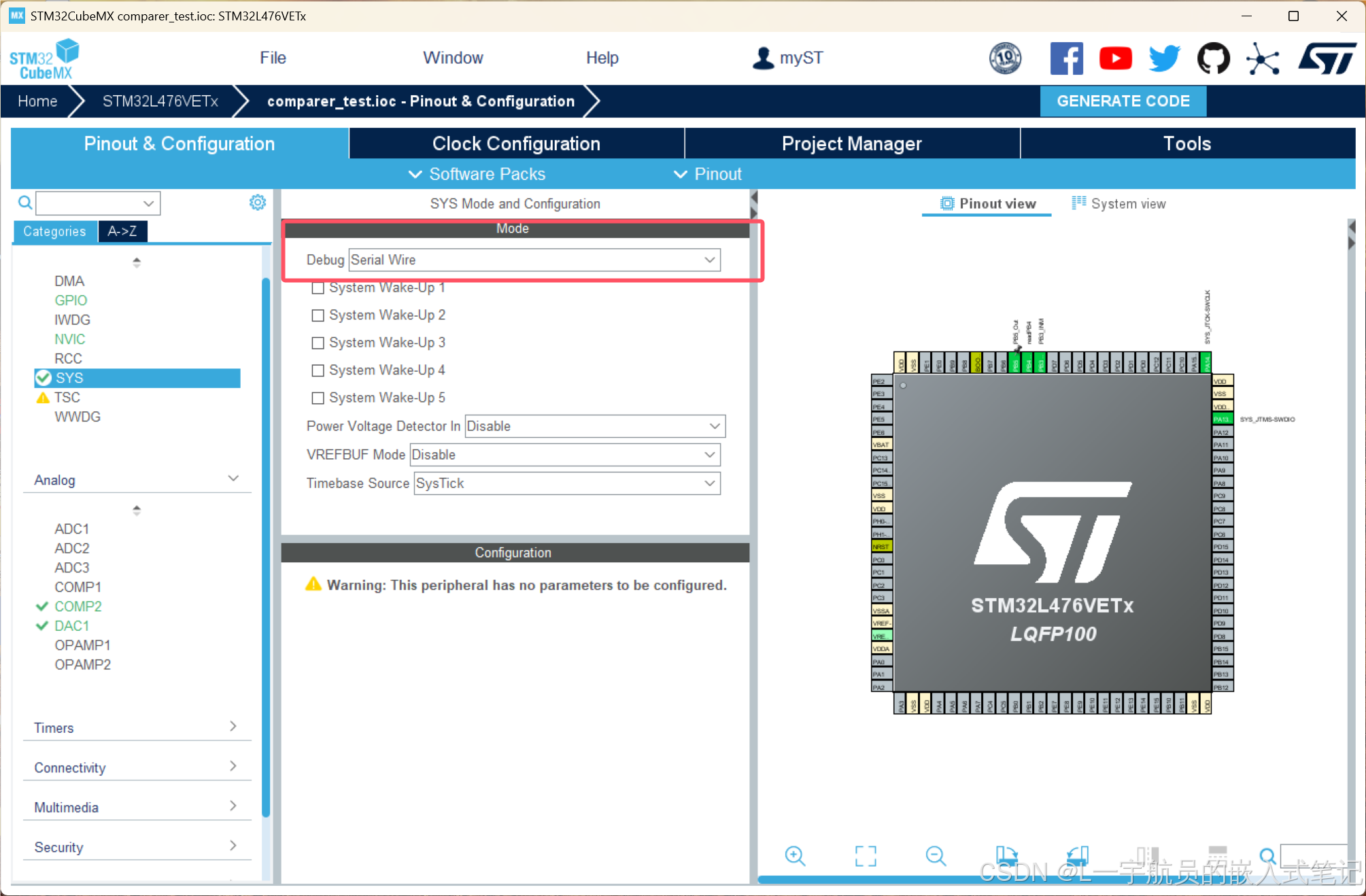STM32L4使用比较器精准区别0.7VDD为高电平，0.3VDD为低电平_stm32l4内部运放做滞回比较器-CSDN博客