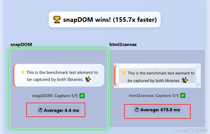 前端截图神器，弃用 html2canvas，SnapDOM超快截图神器_vue snapdom-CSDN博客