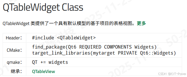 QT控件:QTableWidget-CSDN博客