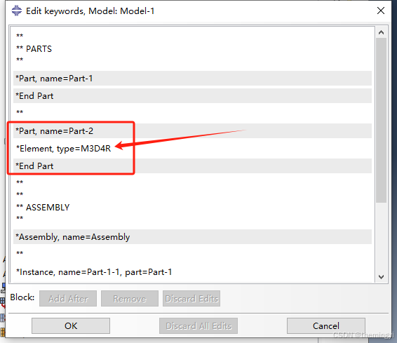 Abaqus设置M3D4膜单元_abaqus膜单元-CSDN博客
