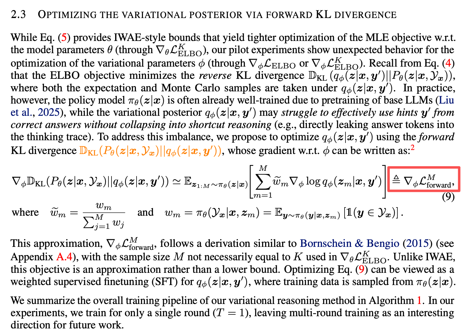 VARIATIONAL REASONING FOR LANGUAGE MODELS 粗读-CSDN博客
