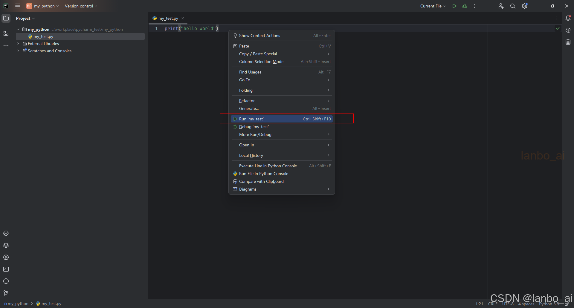 超详细的pycharm+anaconda搭建python虚拟环境（无需单独下载安装python）_pycharm anaconda环境搭建-CSDN博客