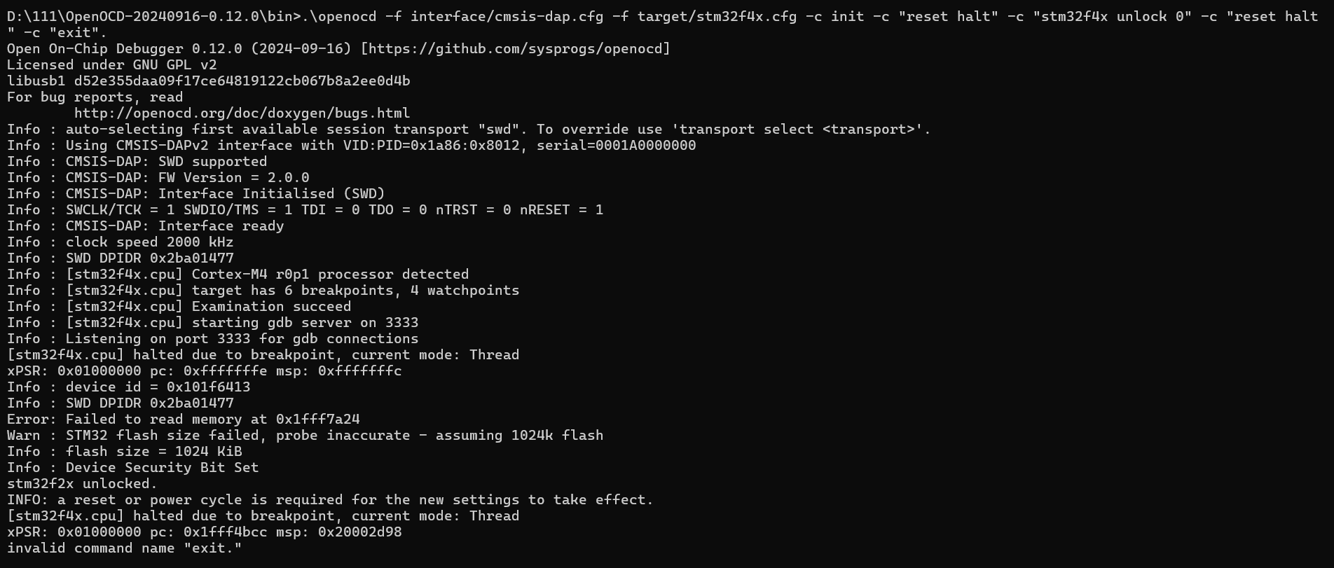 使用STM32F407ZGT6，只有DAP仿真下载时遇到程序读保护锁死解决方法_dap怎么擦读写保护-CSDN博客