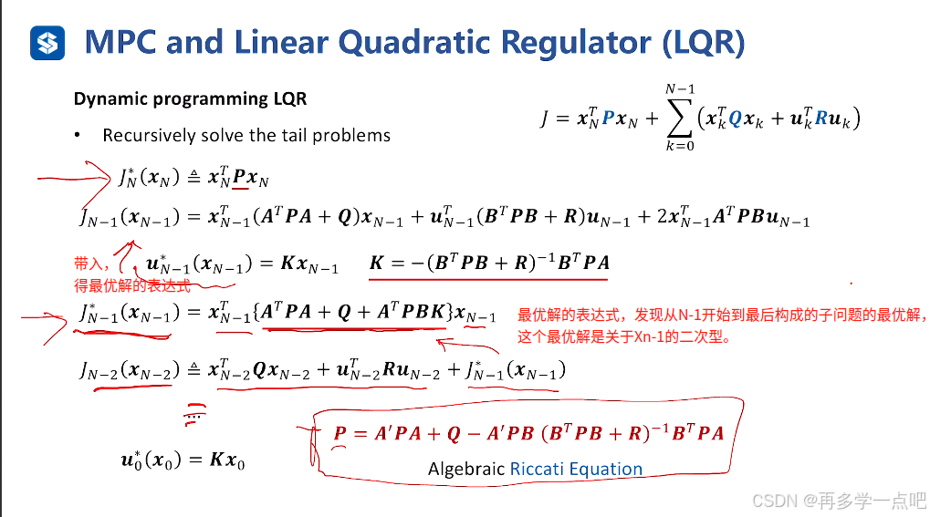 深蓝motion planning，L6MPC学习记录（3LQR、延迟MPC、有约束的MPC）_深蓝 mpc-CSDN博客