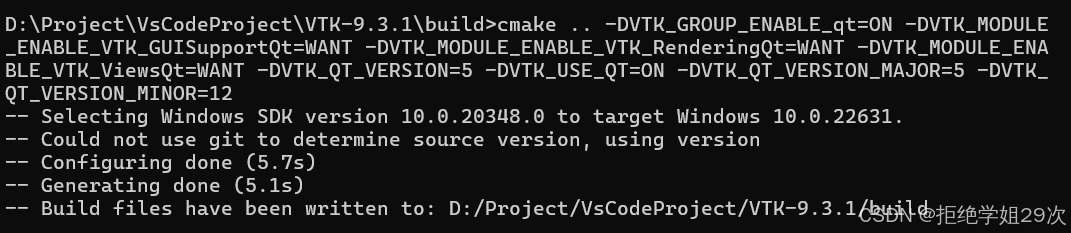 CMake 配置 VTK9.3和qt5.12.12环境（不要使用vckpkg install vtk[qt]）_cmake vtk-CSDN博客