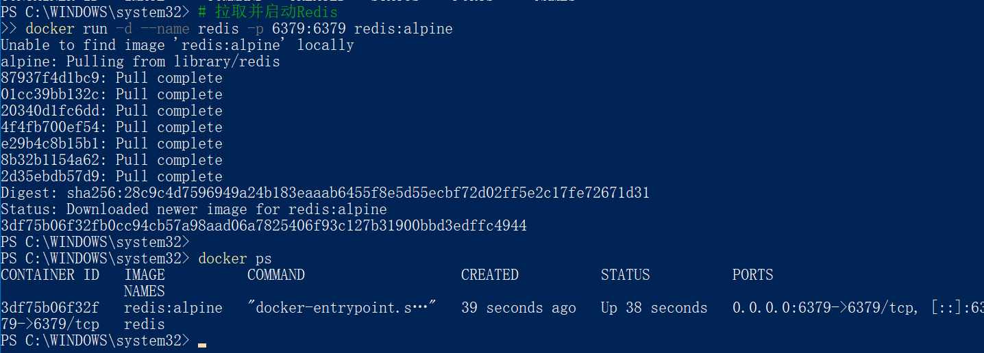 Docker入门实战：Windows安装+部署Redis-CSDN博客