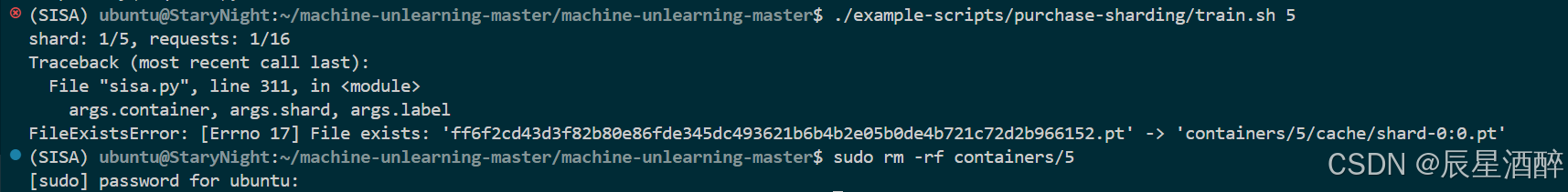 机器遗忘经典方法样例实践——SISA_machine unlearning 实战代码-CSDN博客
