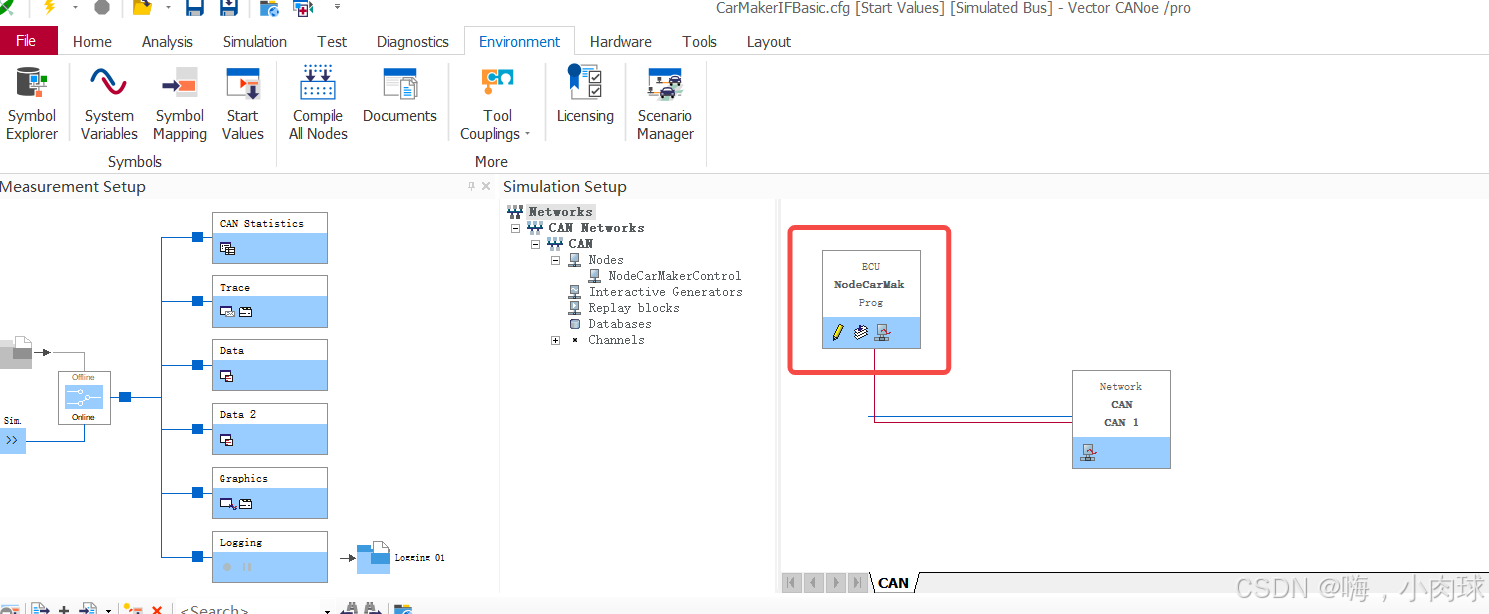 Carmaker与CANoe联合仿真测试_restbus simulation-CSDN博客