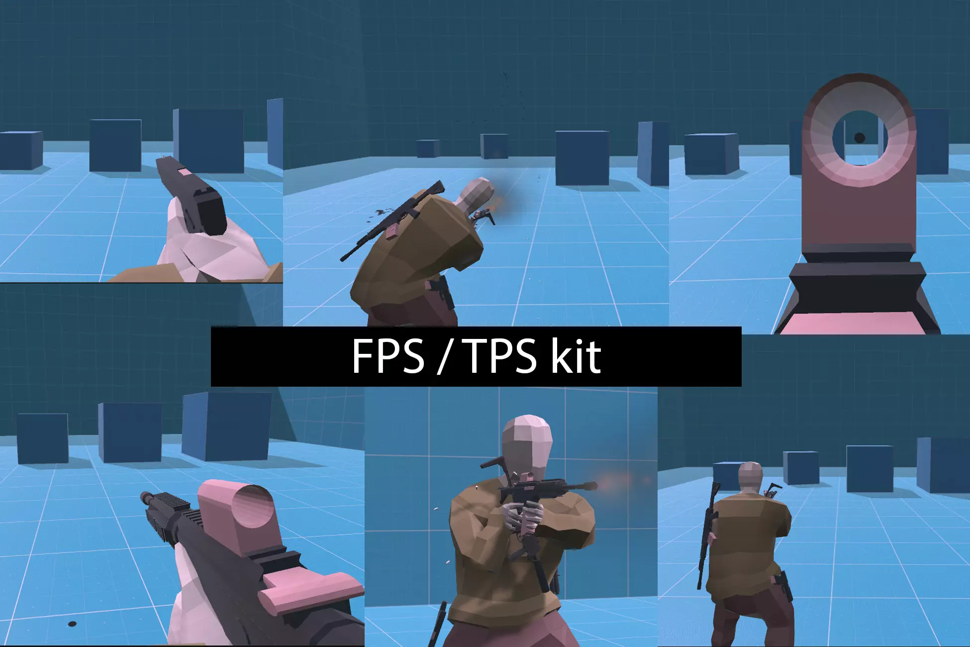 【Unity 多人射击游戏开发工具】Online FPS / TPS Kit 支持第一人称（FPS）和第三人称（TPS）双视角模式，集成了角色控制、武器系统、联网功能、动画同步等核心模块-CSDN博客