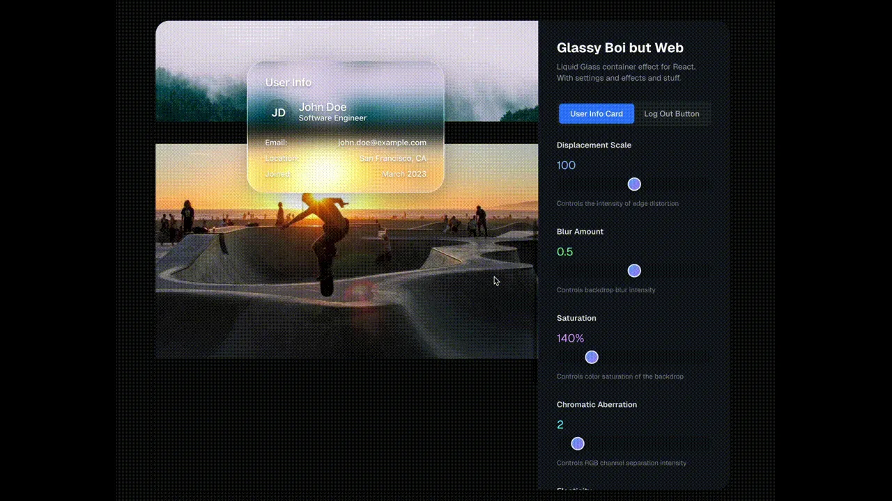 GitHub 2.8k star 开源既封神，“Liquid‑Glass‑React”，让你前端界面瞬间拥有苹果级液态玻璃效果！_liquid-glass-react-CSDN博客