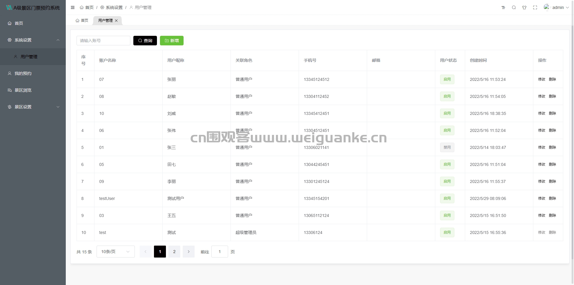 fastApi+vue-next-admin前后端分离的A级景区门票预约系统-python_分离的景点-CSDN博客