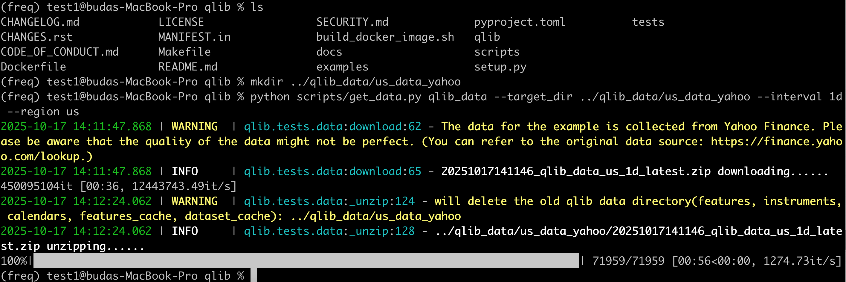 Qlib - 下载数据实操 Download data_qlib下载-CSDN博客