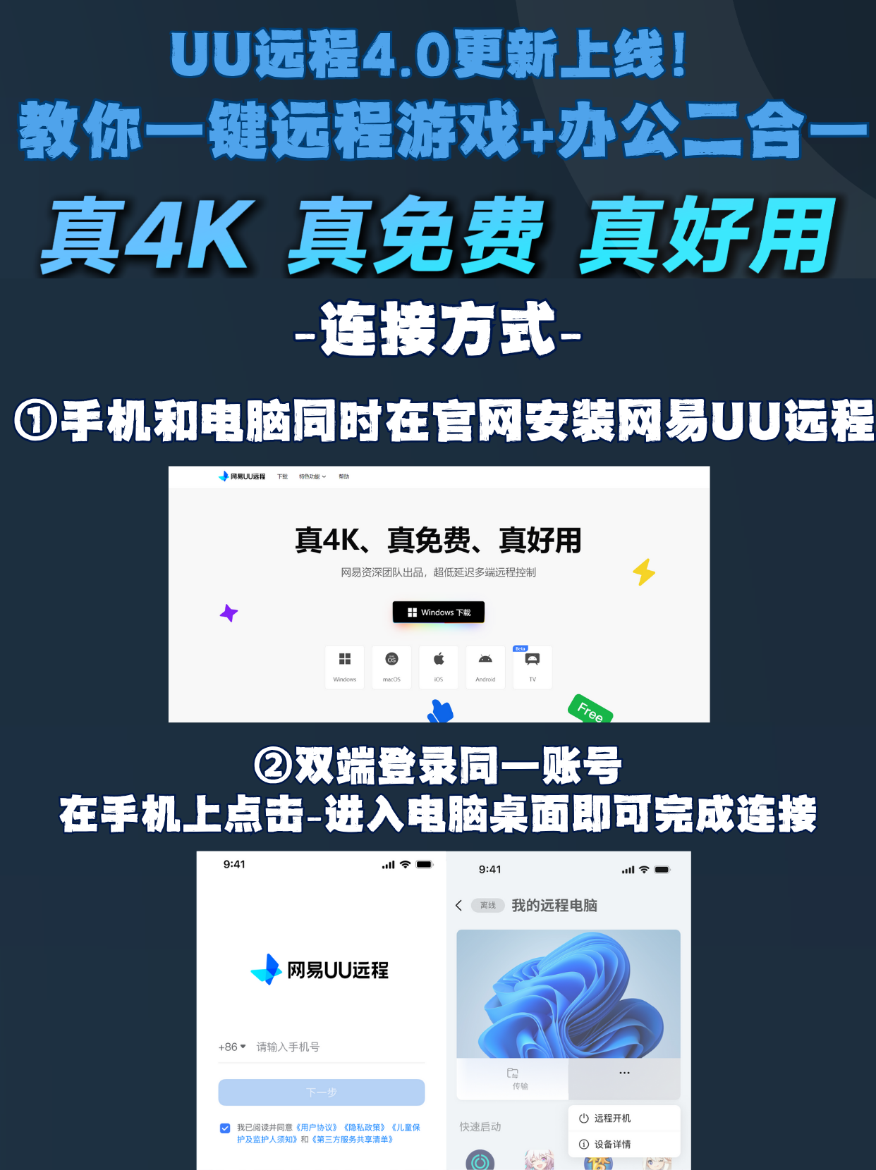 UU远程4.0更新上线！教你一键远程游戏+办公二合一_uu远程4.0下载-CSDN博客