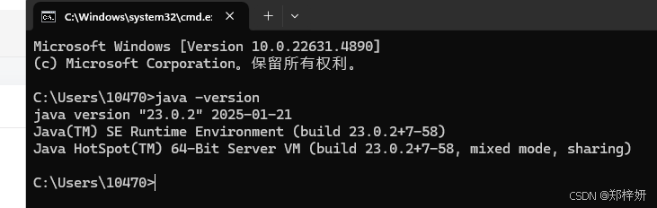 JDK23的安装与配置全流程（Error occurred during initialization of VM Failed setting boot class path.报错解决 ...