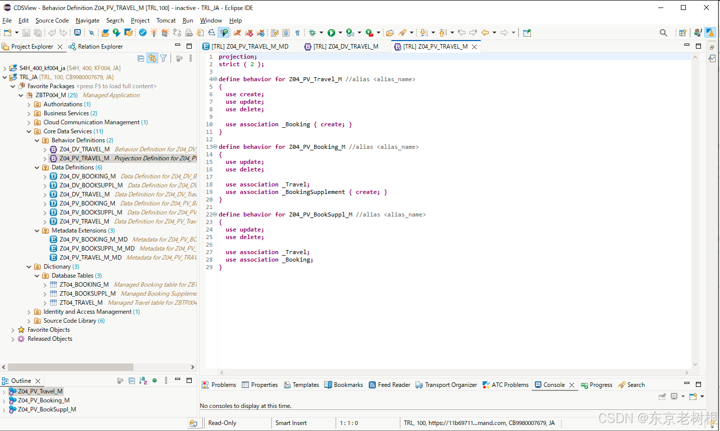 SAP学习笔记 - 开发48 - RAP开发 Managed App BDL(Behavior Definition Language) _sap rap-CSDN博客