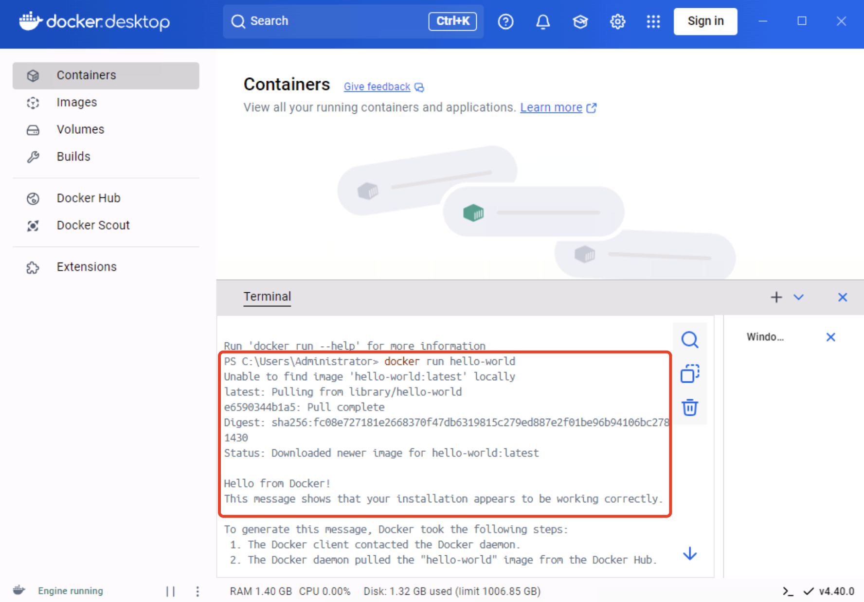 Windows下安装配置Docker应用环境_dockerwindows下安装使用-CSDN博客
