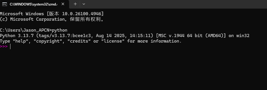 安装Python.3.13.7_python3.13.7-CSDN博客