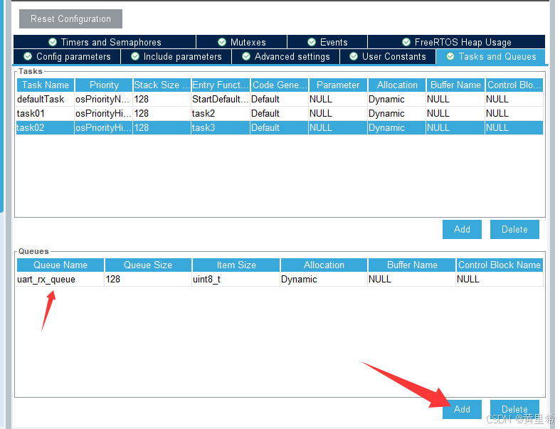 [FreeRTOS+STM32CubeMX] 03 USART串口调试-基于中断实现接收和发送数据_stm32 freertos 串口接收数据-CSDN博客
