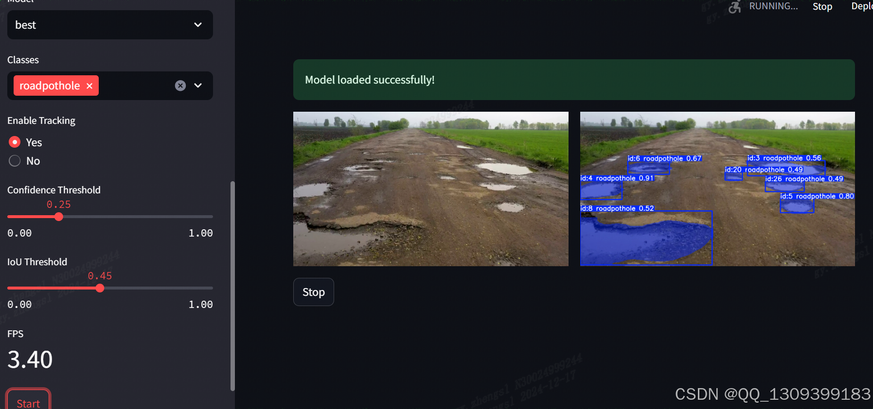yolov8道路缺陷分割检测+streamlit网页部署_streamlit yolo-CSDN博客